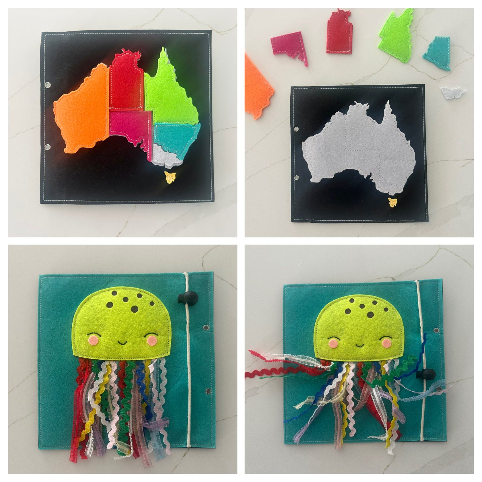 Australia Map & Jellyfish – Wondertivity